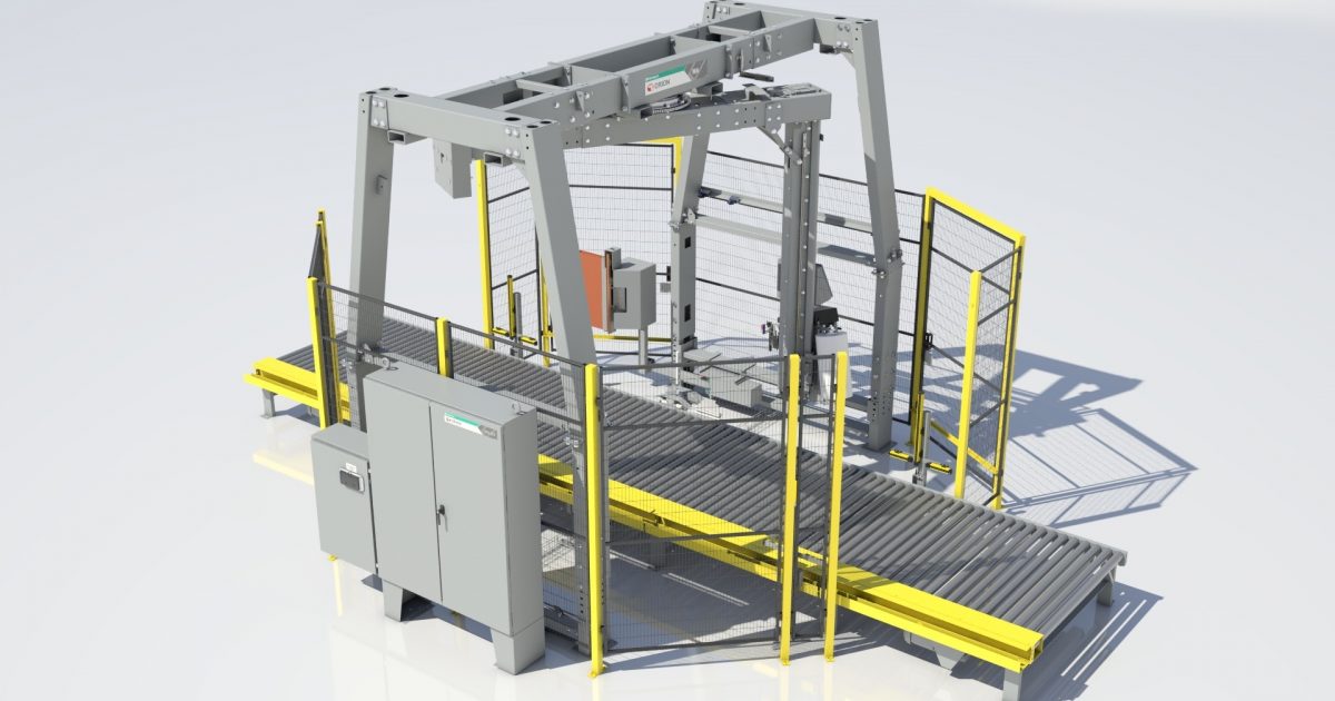 Stretch Wrapping Machinery - MA Fully Automatic Rotary Stretch System ...