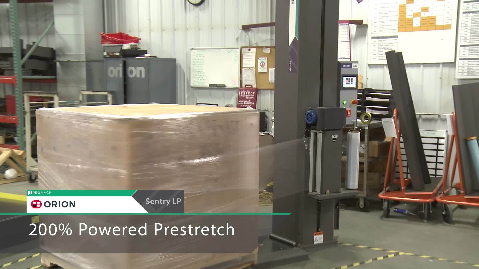 Semi-Automatic Stretch Wrapping System Sentry LP | Orion