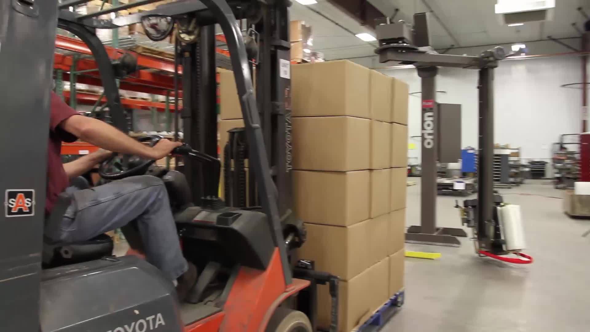 Flex LPD - Turntable Pallet Wrapper Flex LPD Low Profile Deluxe | Orion