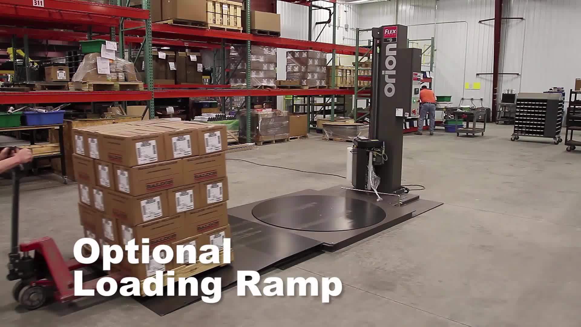 Flex LPD - Turntable Pallet Wrapper Flex LPD Low Profile Deluxe | Orion